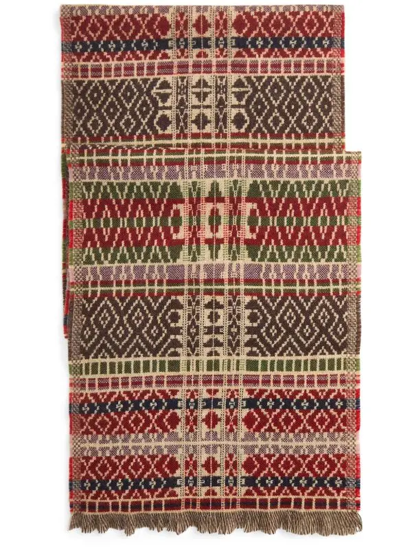 Ralph Lauren Graphic-print Cotton Scarf - Neutrals