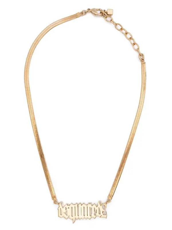 Dsquared2 Logo-lettering Necklace - Gold