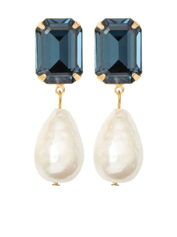 JENNIFER BEHR Liana Drop Earrings - White