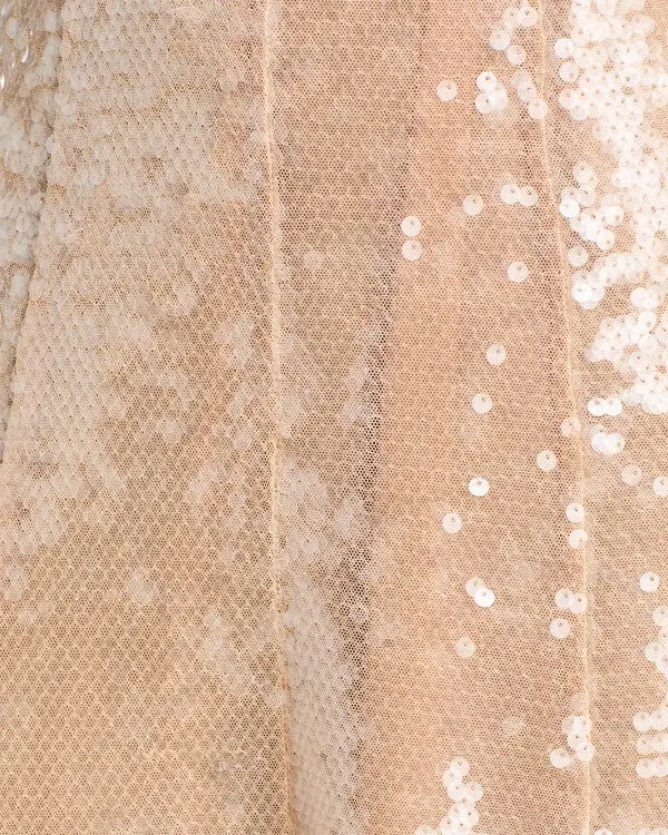 Self-Portrait Sequin Off-The-Shoulder Dress Exclusive In Gold - 75% Off |  Editorialist