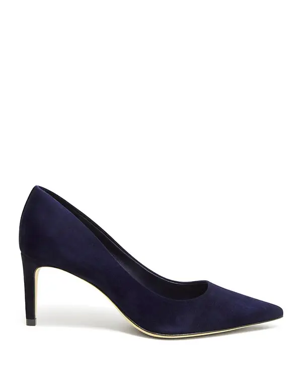 HOBBS LONDON Leila Court Stiletto Pumps - Midnight
