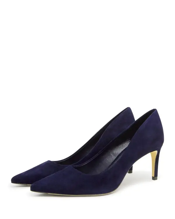 HOBBS LONDON Leila Court Stiletto Pumps - Midnight