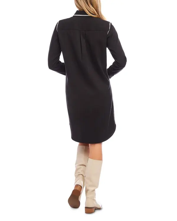 Karen Kane Edge Stitch Shirt Dress