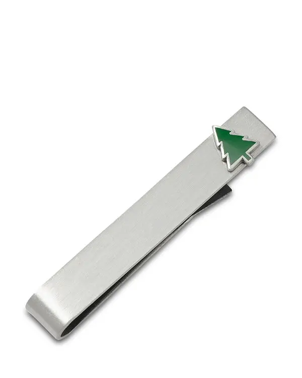 CUFFLINKS, INC. Holiday Tree Tie Bar - Silver