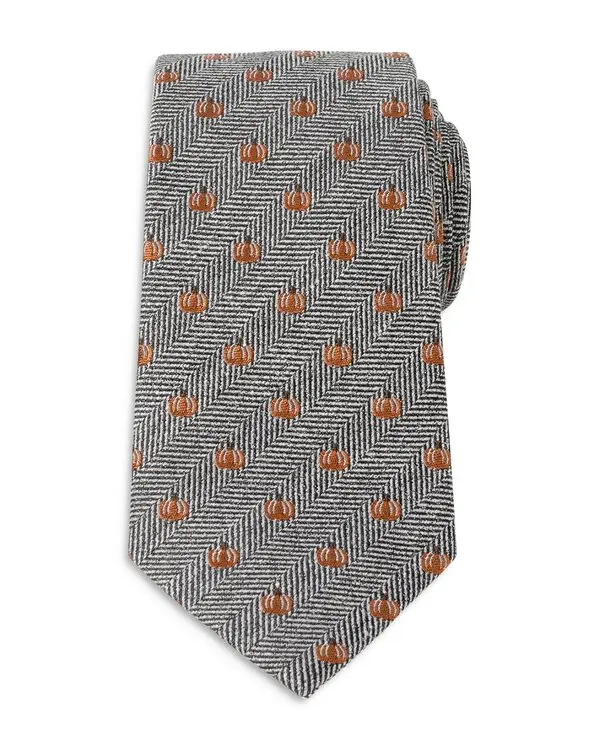 CUFFLINKS, INC. Pumpkin Herringbone Neck Tie