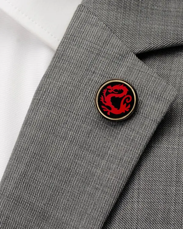 CUFFLINKS, INC. Mushu Emblem Lapel Pin
