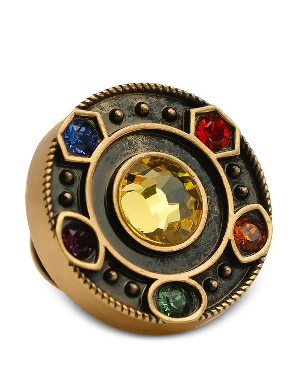 CUFFLINKS, INC. Infinity Stones Antique Gold Tone Lapel Pin - Multi