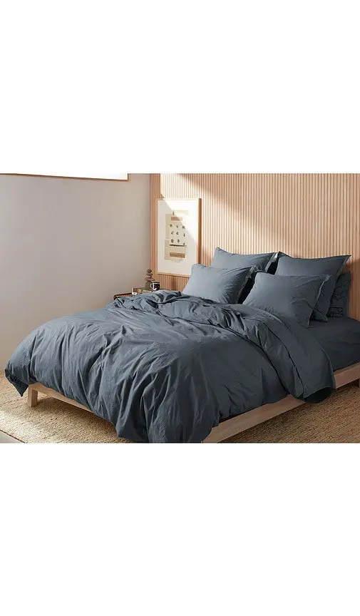 PARACHUTE Brushed Cotton Sham Set In . Also - Navy
