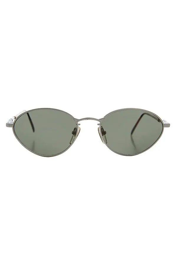 SUNGLASS MUSEUM Vintage Torres Oval Sunglasses - Silver