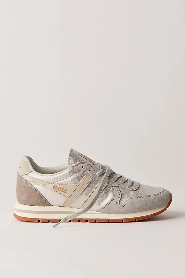 Gola Daytona Blaze Sneakers - Silver/wheat/feather Grey