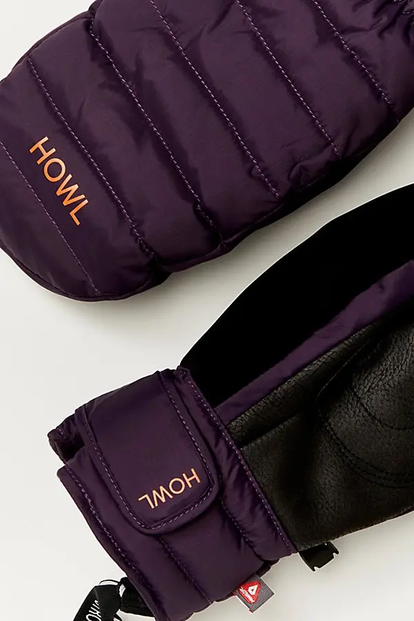 HOWL SUPPLY Down Mittens - Eggplant