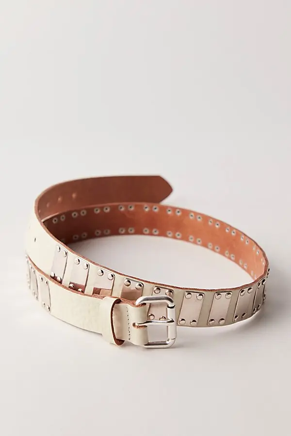 Free People Stroke Of Midnight Belt - Bone