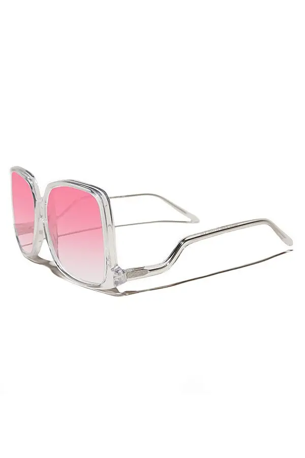 SUNGLASS MUSEUM Retro Mia Sunglasses Selected By - Pink Lens
