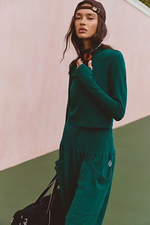 Free People Up In The Air Set - Evergreen