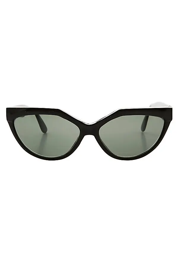 SUNGLASS MUSEUM Vintage Patsy Sunglasses - Black
