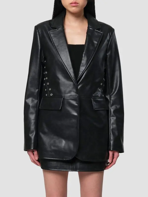 Apparis Kelan Faux Leather Blazer