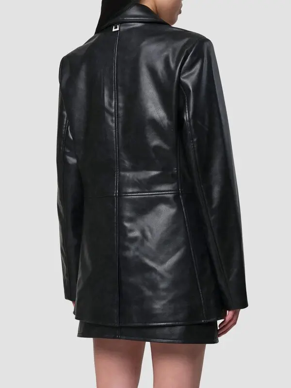 Apparis Kelan Faux Leather Blazer