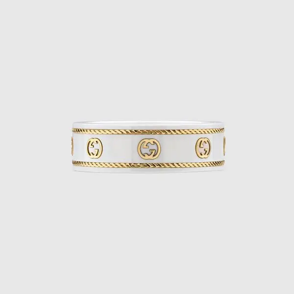 Gucci Icon Ring With Interlocking G