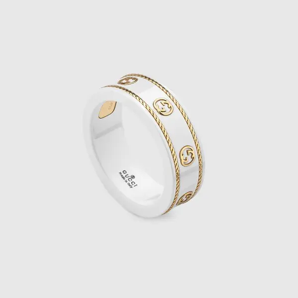 Gucci Icon Ring With Interlocking G