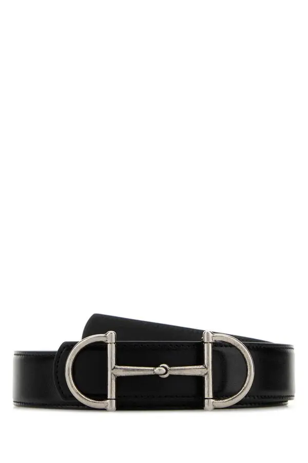 Gucci Reversible Leather Belt - Black