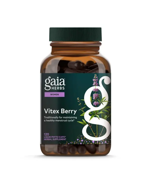 GAIA HERBS Vitex Berry Supports Hormone Balance & Fertility For - No Color