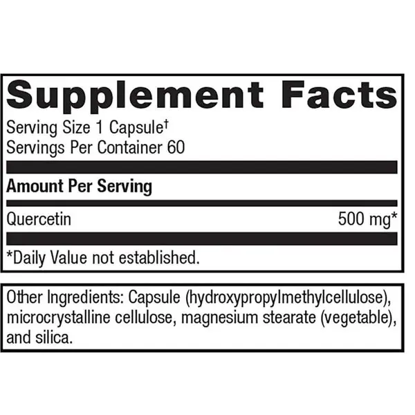 METAGENICS Quercetin 500 60 Capsules