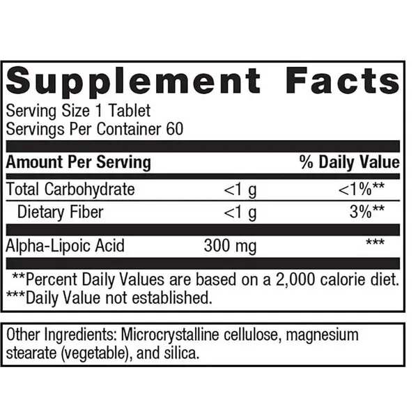METAGENICS Meta Lipoate 300 60 Tablets