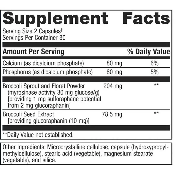METAGENICS Sulforaclear 60 Capsules