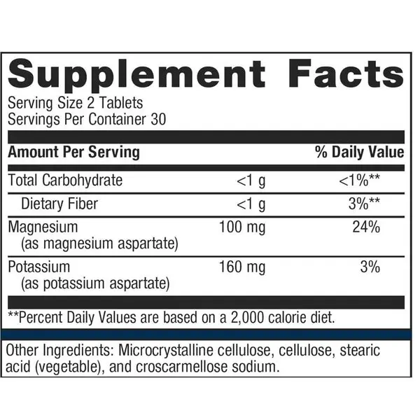 METAGENICS Mg/k Aspartate 60 Tablets
