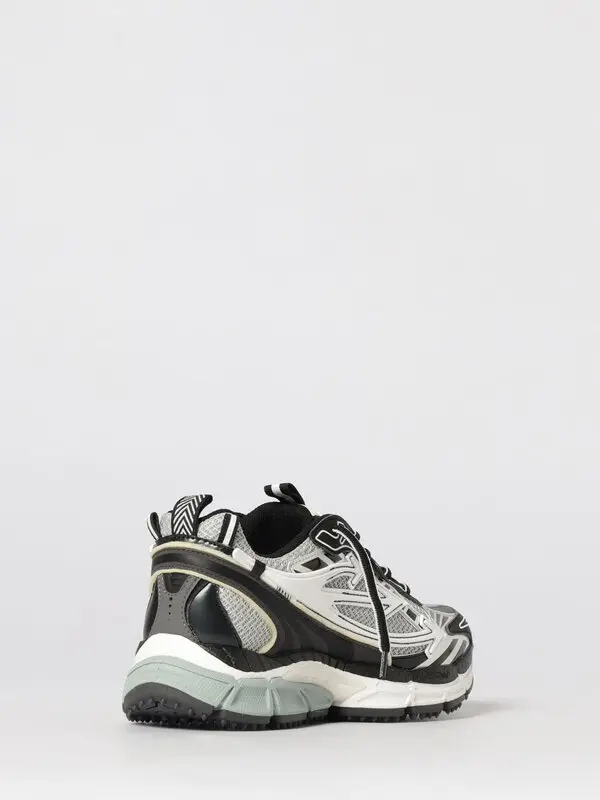 Off-White Be Right Back Rubber And Mesh Sneakers - Grey