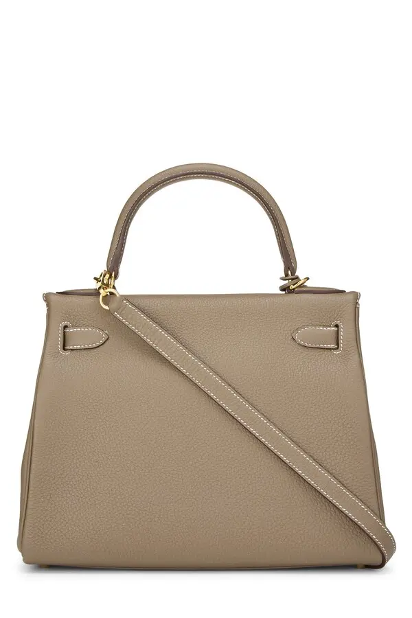 Hermès Togo Kelly Sellier 28 - Grey