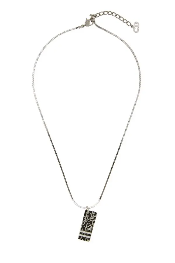 Dior Trotter Pendant Necklace - Black