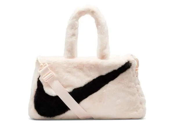 Nike Sportswear Faux Fur Tote Bag - Guava Ice