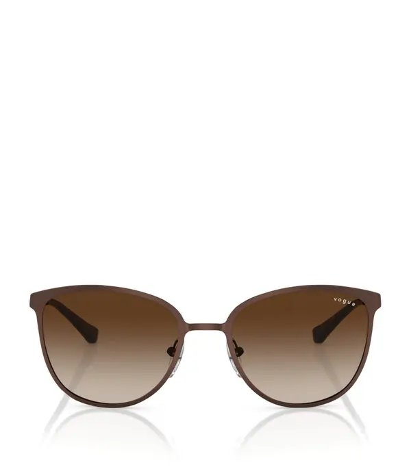 VOGUE Metal Sunglasses - Brown