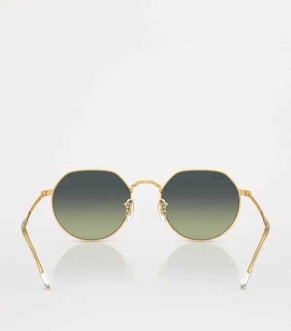 Ray-ban Jack Octagon Sunglasses - Gold
