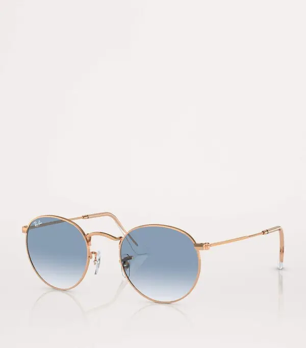 Ray-ban Round Metal Sunglasses - Gold