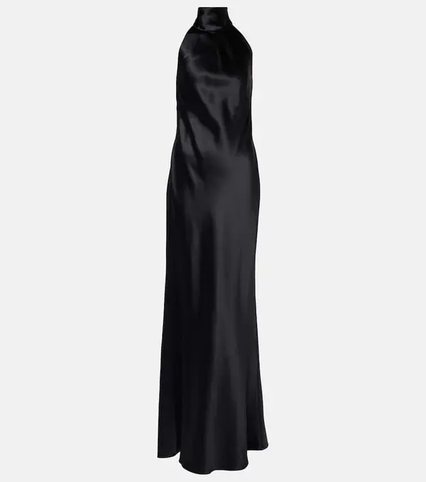 Ralph Lauren Chilton Halterneck Gown - Black