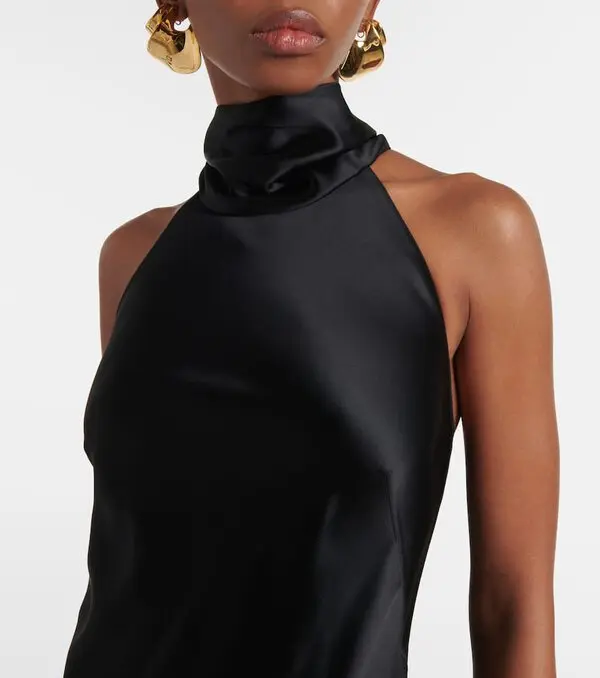 Ralph Lauren Chilton Halterneck Gown - Black