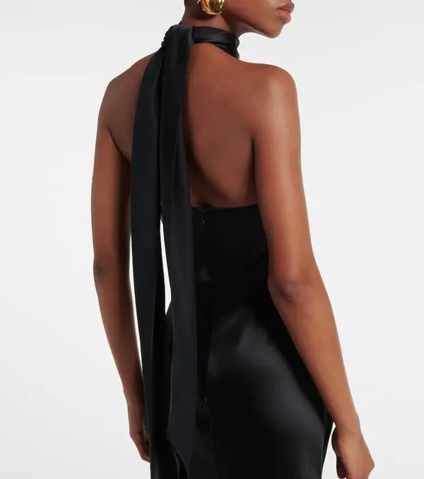 Ralph Lauren Chilton Halterneck Gown - Black