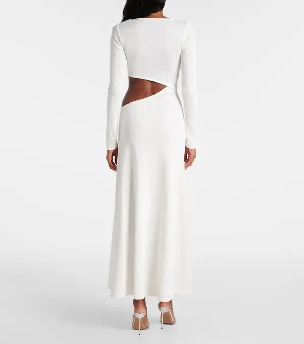 Christopher Esber Cavern Stone Gown - White