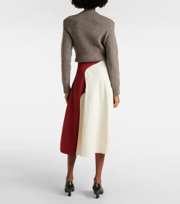 Bottega Veneta Intrecciato Midi Skirt