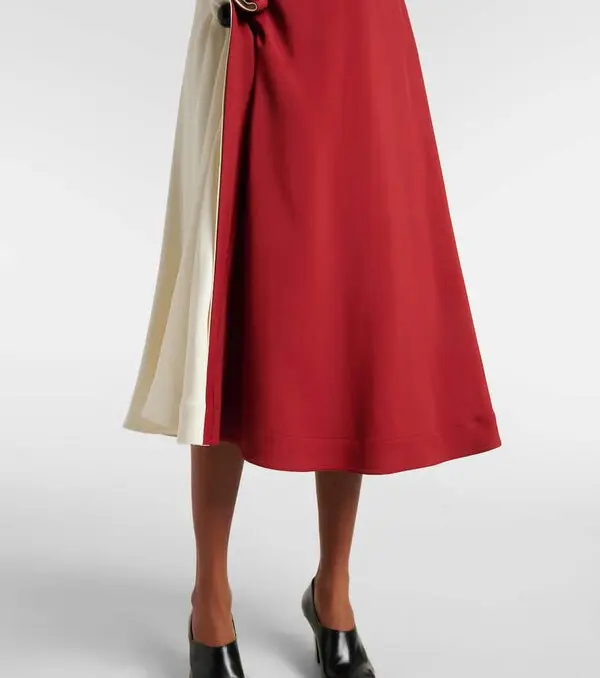 Bottega Veneta Intrecciato Midi Skirt