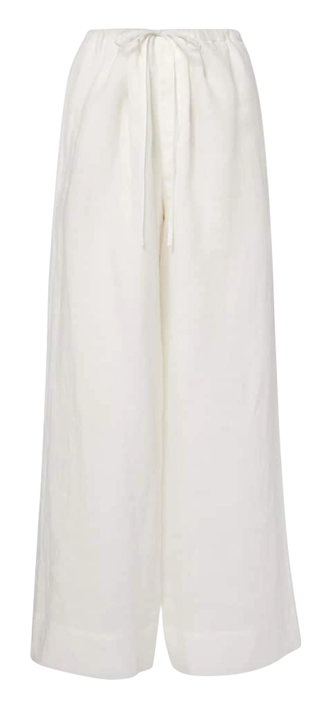 SIR. Rosalia Mid-rise Wide-leg Pants - White