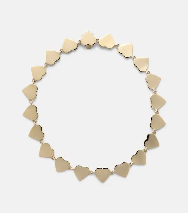 SYDNEY EVAN Pure Heart Eternity 14kt Bracelet - Gold