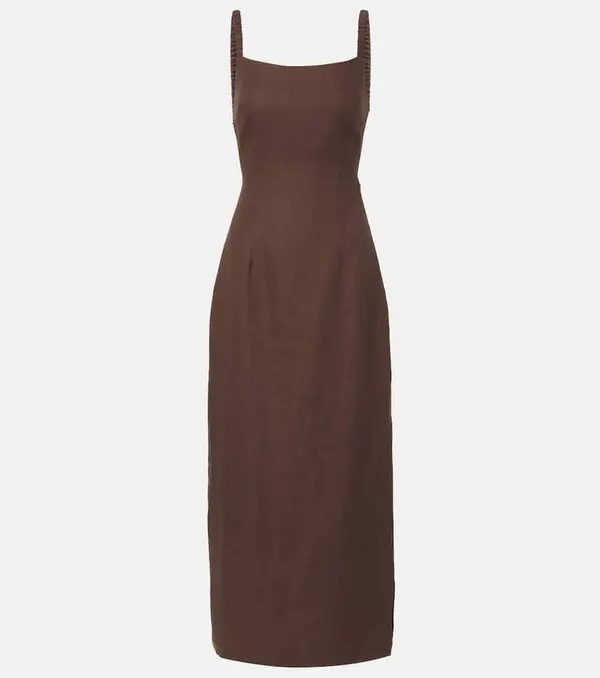 SIR. Linen Midi Dress