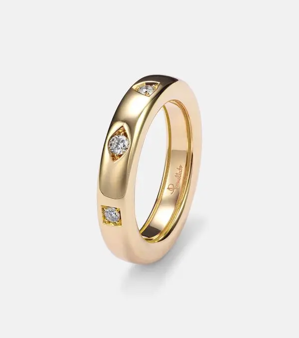 Pomellato Iconica Extra Slim Diamond Ring - Gold