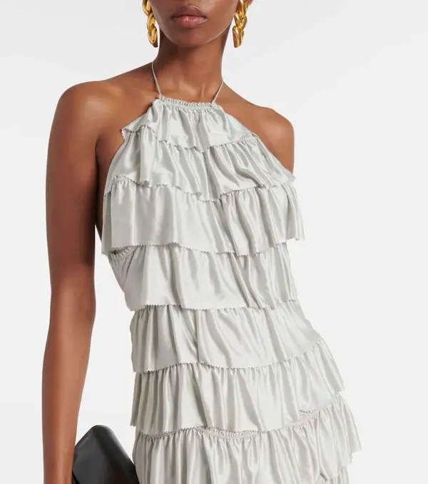 TOM FORD Ruffled Tiered Gown