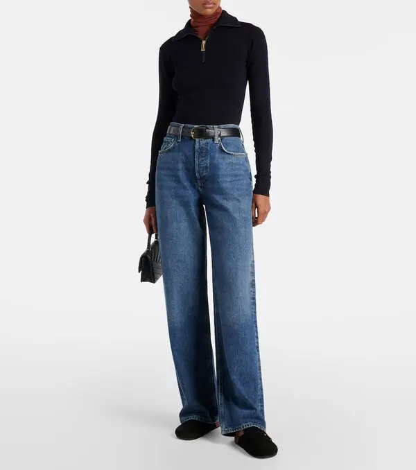 Tory Burch Mellow Suede Mules - Black