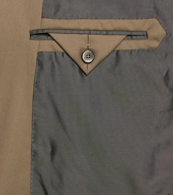 Zegna Double-breasted Wool Twill Suit