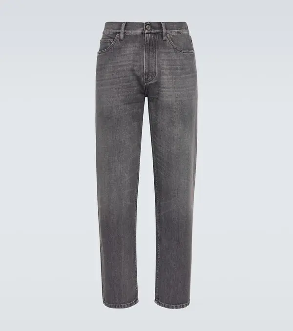 Zegna Roccia Faded Straight Jeans